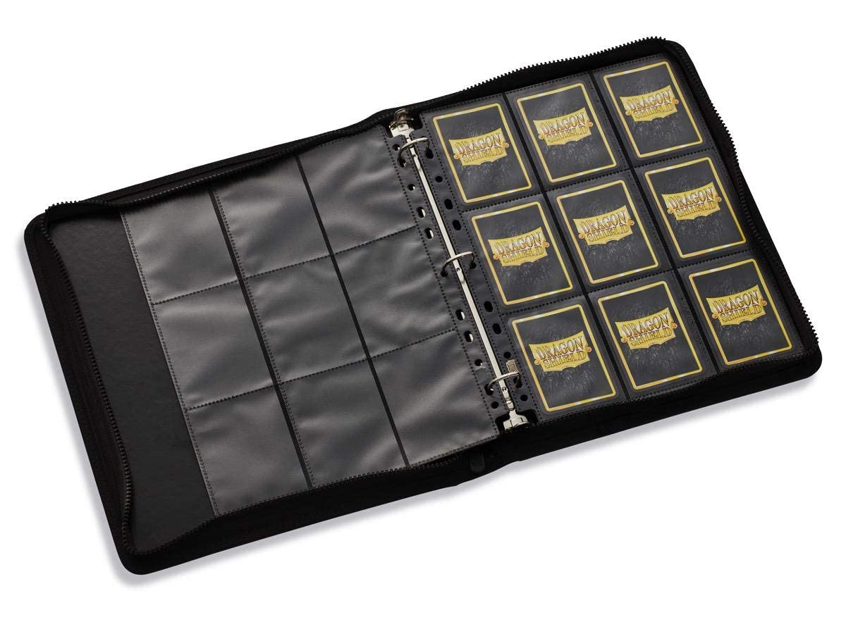 Boreas Dragon Shield Codex 9 Pocket Portfolio Zipster Zipper Enclosed 3 Ring Card Storage Binder
