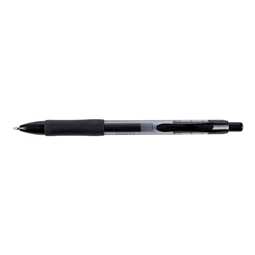 STAPLES 2072167 Aura Gel Retractable Pens 0.7Mm Black 12Pk (29195)