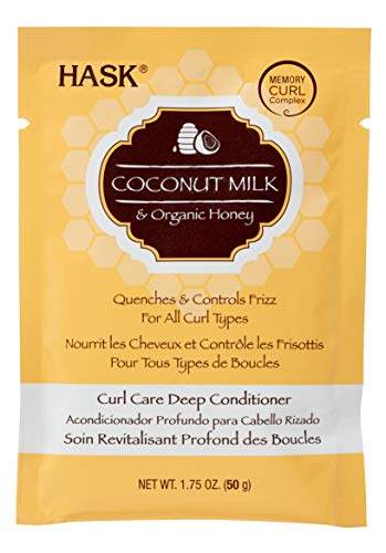 HASK Coconut Milk & Honey Curl Care Deep Conditioner - 1.75 Oz