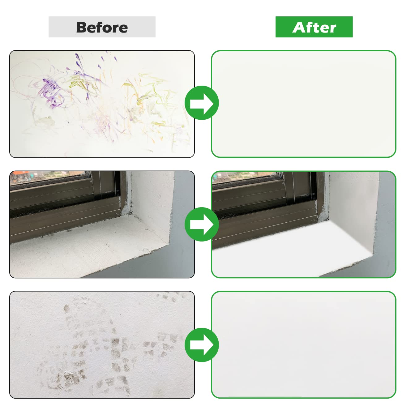 White Paint for Wall Touch up Paint for Walls Repair Tool,Paint Roller Brush for Walls Repair Tool,Suitable for Repairing The Wall with Latex Paint,Flat,Ceiling Wall,Water Based (1pcs, White)
