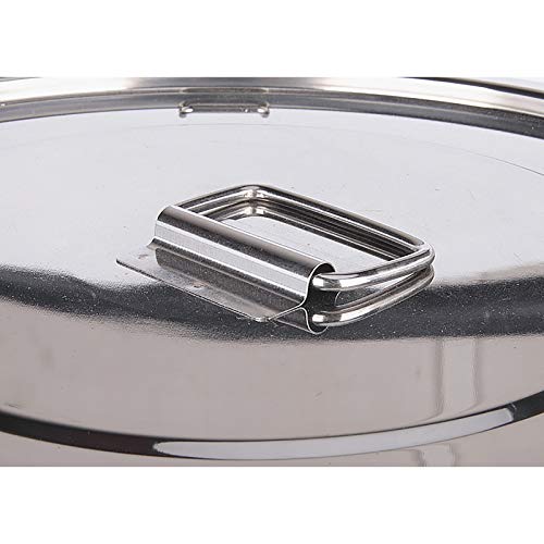 DNYSYSJ Airtight Canister, Stainless Steel Canisters, Rice Cereal Grain Container With Lid for Household Kitchen Milk Oil Sugar Storage Rice Bucket (6L(1.58Gal))