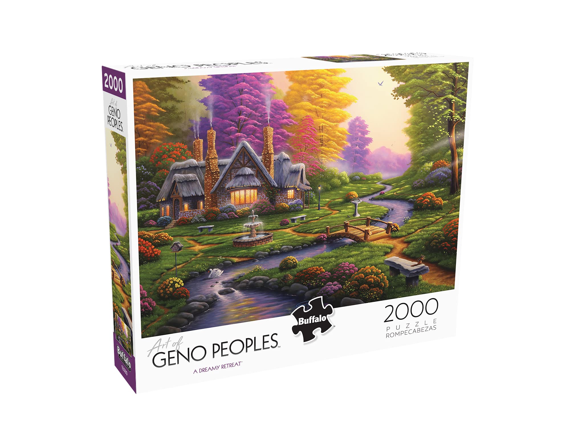 Buffalo Games - Geno Peoples - A Dreamy Retreat - 2000 Piece Jigsaw Puzzle for Adults Challenging Puzzle Perfect for Game Nights - 2000 Piece Finished Size is 38.50 x 26.50