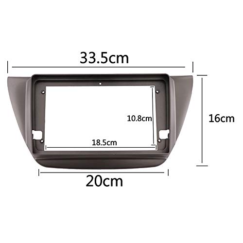9 inch Car Radio Fascia for Mitsubishi Lancer IX 2006 Double Din CD DVD Player Frame Dash Mount Kit Trim Panel Audio Video Bezel