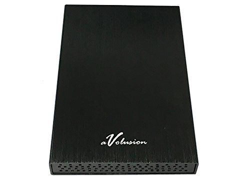 Avolusion HD250U3 1TB Ultra Slim USB 3.0 External Hard Drive (Pocket Drive for WindowsOS Desktop, Laptop, Tablet) (Black) - 2 Year Warranty