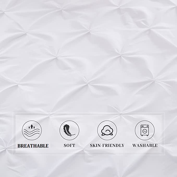 CALIFORNIA BEDDING Pinch Plated/Pintuck Pillow Cover Sham Dark Grey Solid/Plain Set of 2 Luxuries Decorative 800 TC Long-Staple Egyptian Cotton King/Cal-King 20x40 Size, Soft Egyptian Cotton