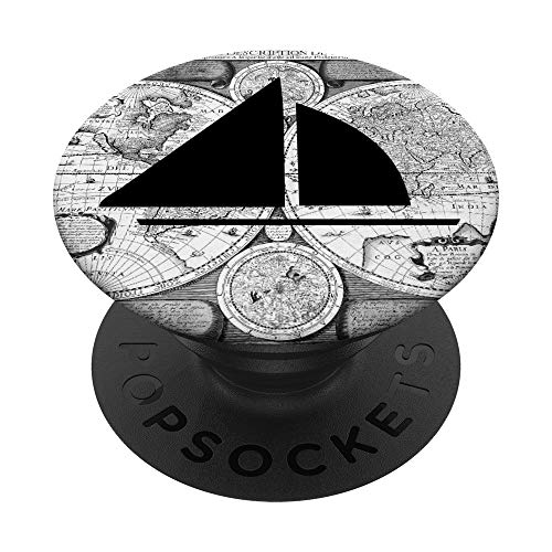 Nautical Pop Socket Sailboat PopSockets PopGrip: Swappable Grip for Phones & Tablets