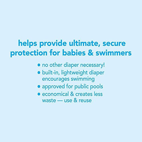 i Play 2 Pack Absorbent Cloth Reusable Toddler Swim Diapers Hot Pink 4T