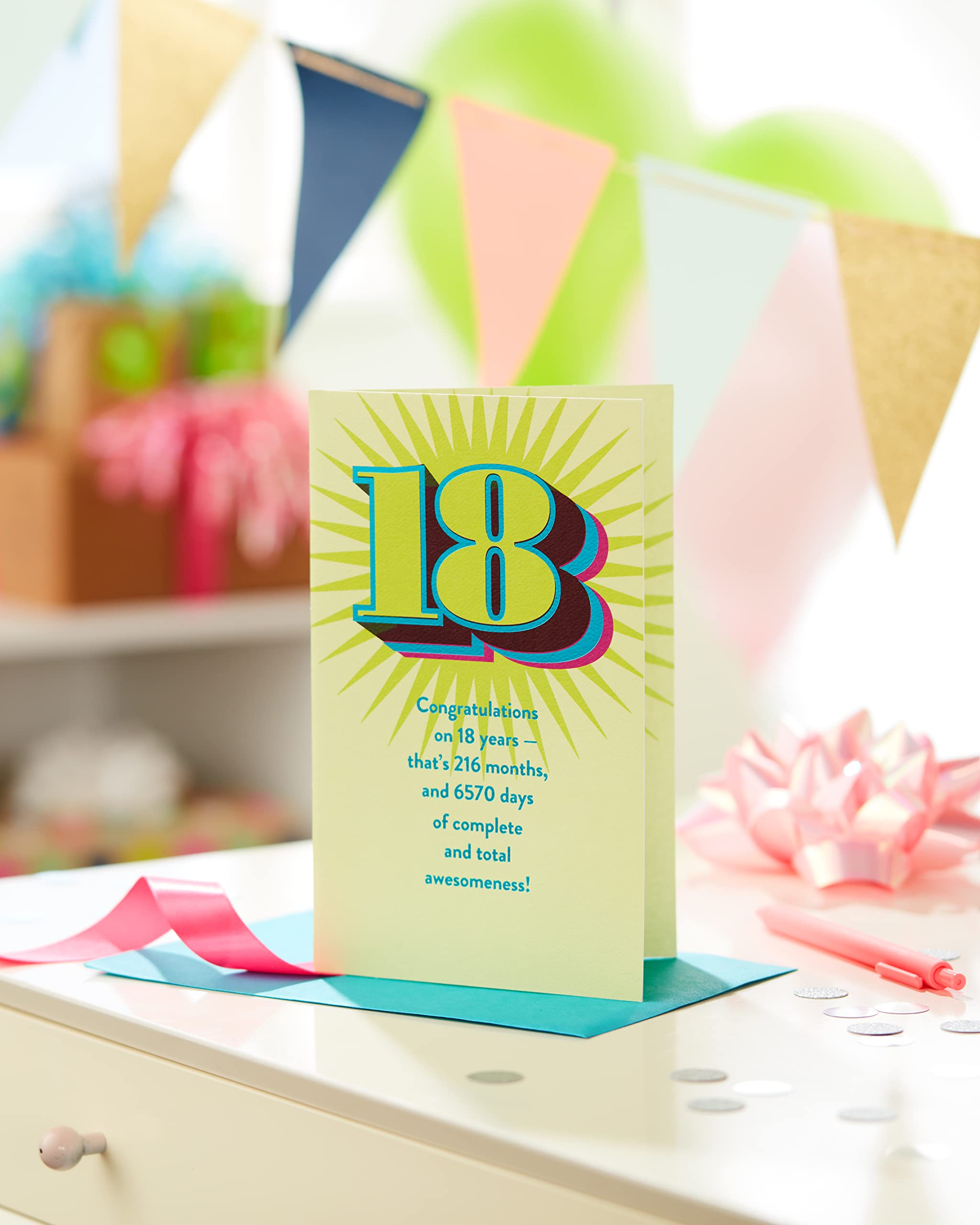 American Greetings 18th Birthday Card (Total Awesomeness)