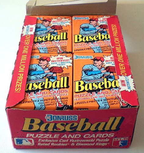Donruss 1990 Baseball Puzzle and Cards Wax Box (36 Packs)