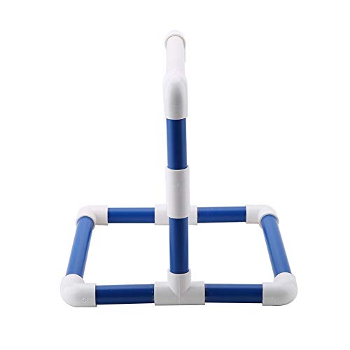 Parrot Stand Perch Rack Bird Play Training Stands Parrots Shower Perches Playstand Playgound Standing Toy for Macaw Cockatoo African Grey Budgies Parakeet Cockatiel Conure Lovebirds(PVC)