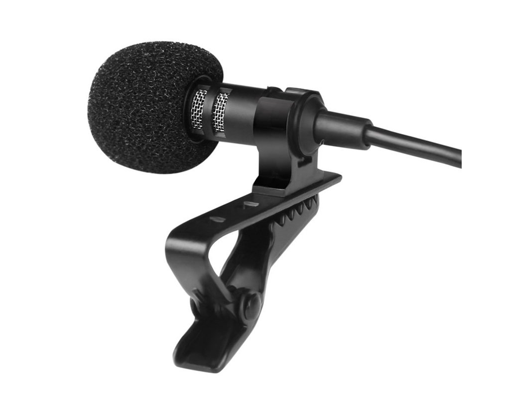 Actpe Lavalier Lapel Microphone Clip on Omnidirectional Condenser Mic Professional Compatible iPhone, Samsung Galaxy, Android Smartphones, DSLR Camera, Recording YouTube, Interview, Studio, Video