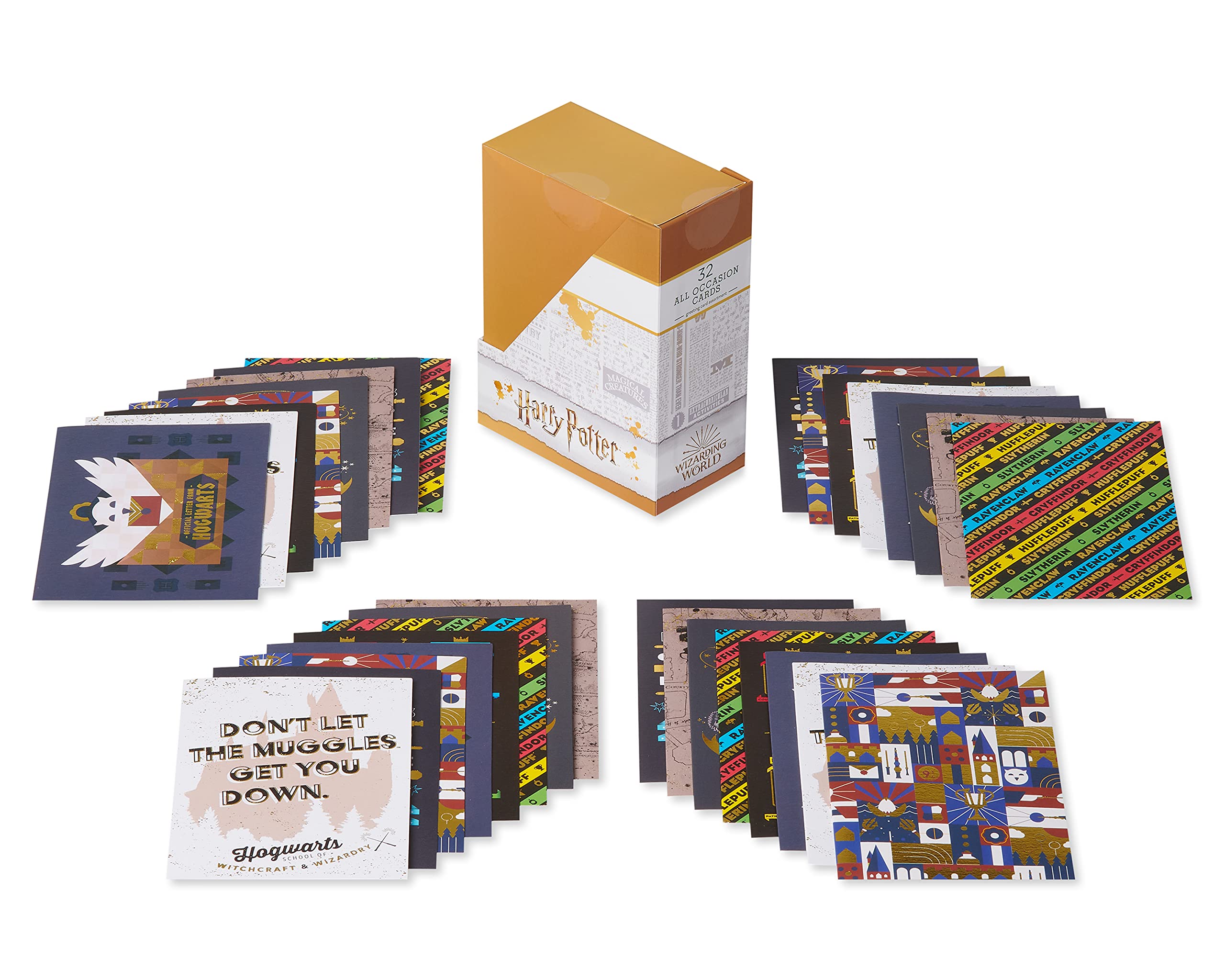 American Greetings Deluxe Harry Potter Card Bundle with Envelopes, Birthday and All-Occasion (32-Count)