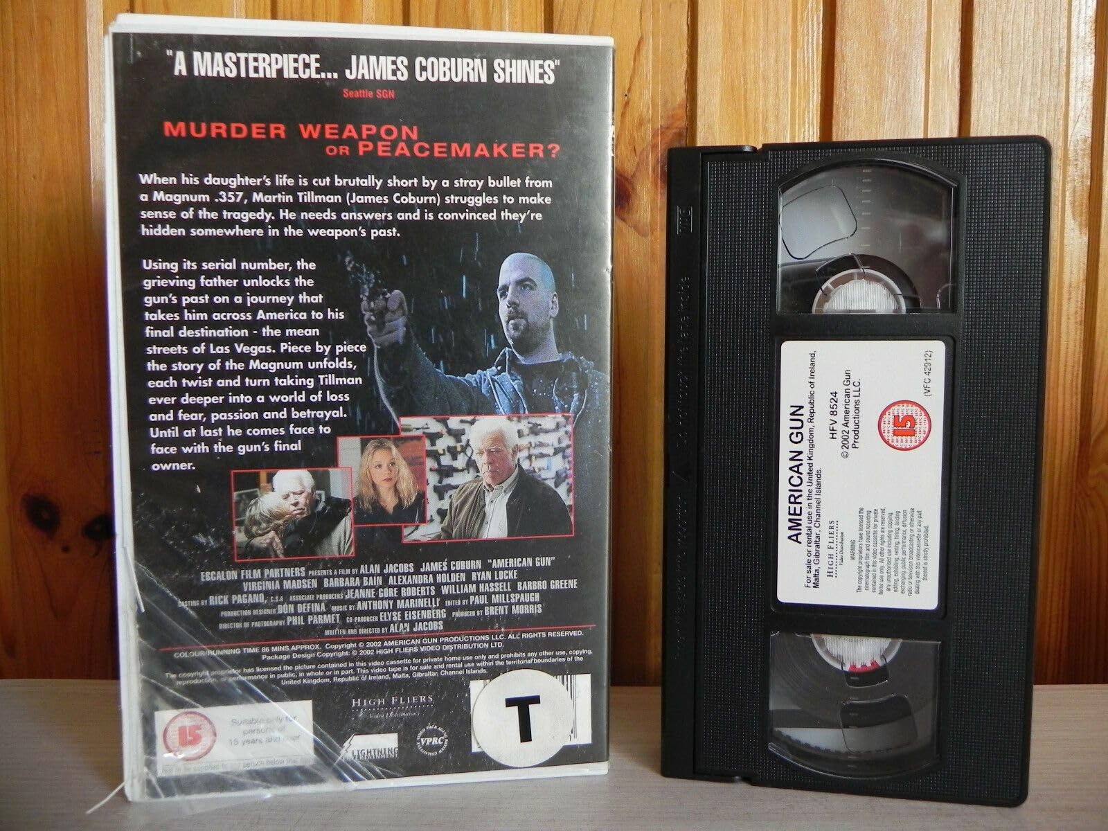 American Gun (2005); Drama - Large Box - Forest Whitaker / Donald Sutherland - Pal VHS