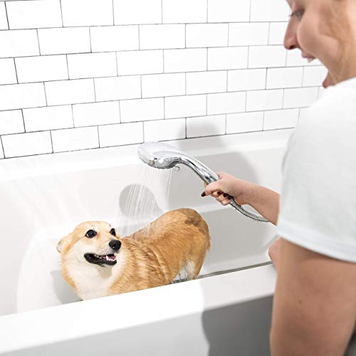 AquaBliss TheraSpa Hand Shower β 6 Mode Massage Shower Head with Hose High Pressure to Gentle Water Saving Mode - 6.5 FT No-Tangle Handheld Shower Head with Extra Long Hose & Adj. Mount | Chrome