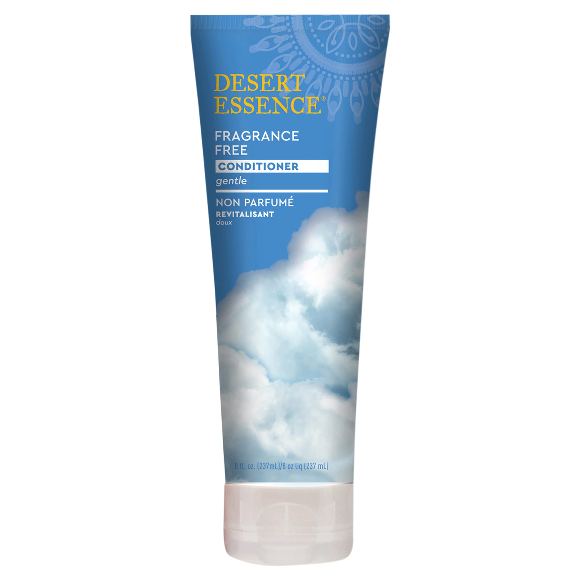Desert Essence Fragrance Free Conditioner – Gentle, Organic Green Tea, Jojoba & Sunflower Oils - Paraben, Gluten & Cruelty-Free - Smooths & Softens Hair - No Oil Residue - For All Hair Types - 8 fl oz