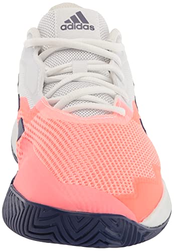 adidas Women's Courtjam Control Tennis Shoe, Acid Red/Legacy Indigo/Turbo, 9