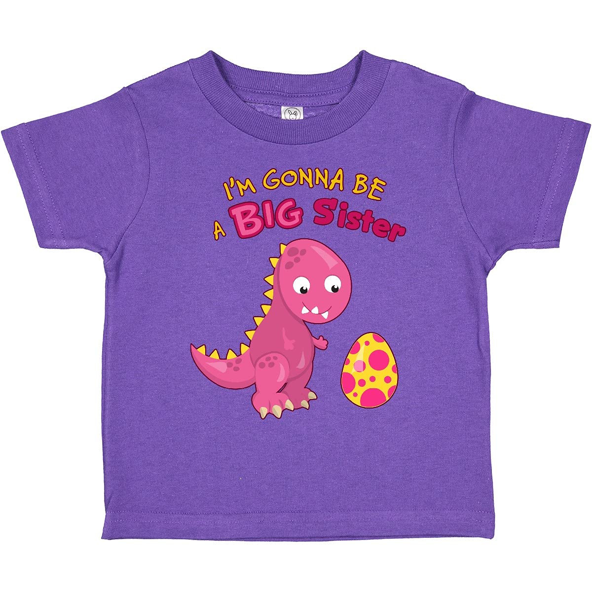 inktastic Dinosaur Future Big Sister Toddler T-Shirt 4T Purple 283d2