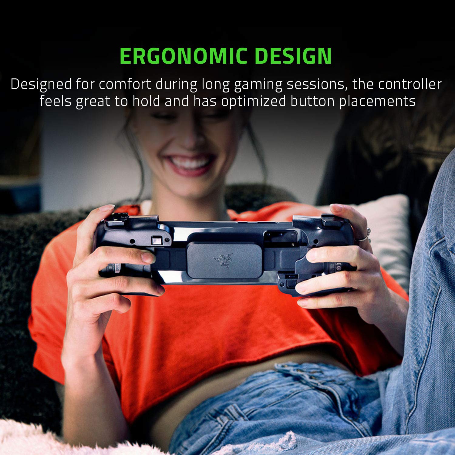 Razer Kishi Mobile Game Controller/Gamepad for Xbox Android USB-C + Universal Grip Tape Bundle