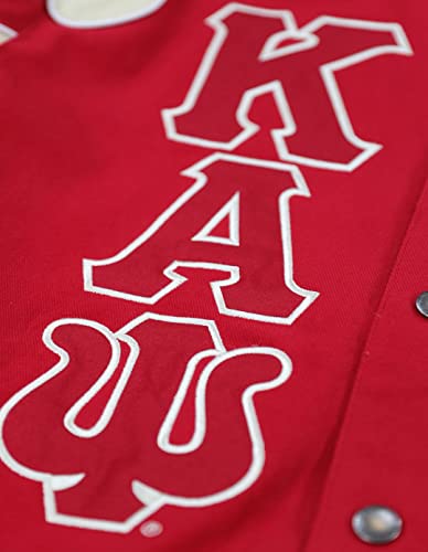 Kappa Alpha Psi M11 Twill Jacket [5XL] Crimson Red