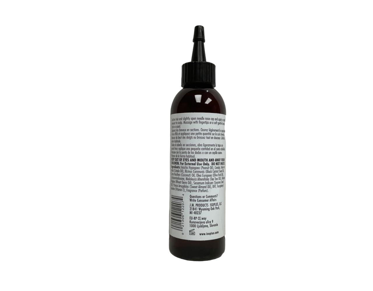Isoplus Black Castor Oil & Coconut Oil Hair & Scalp Therapy Oil 4 oz