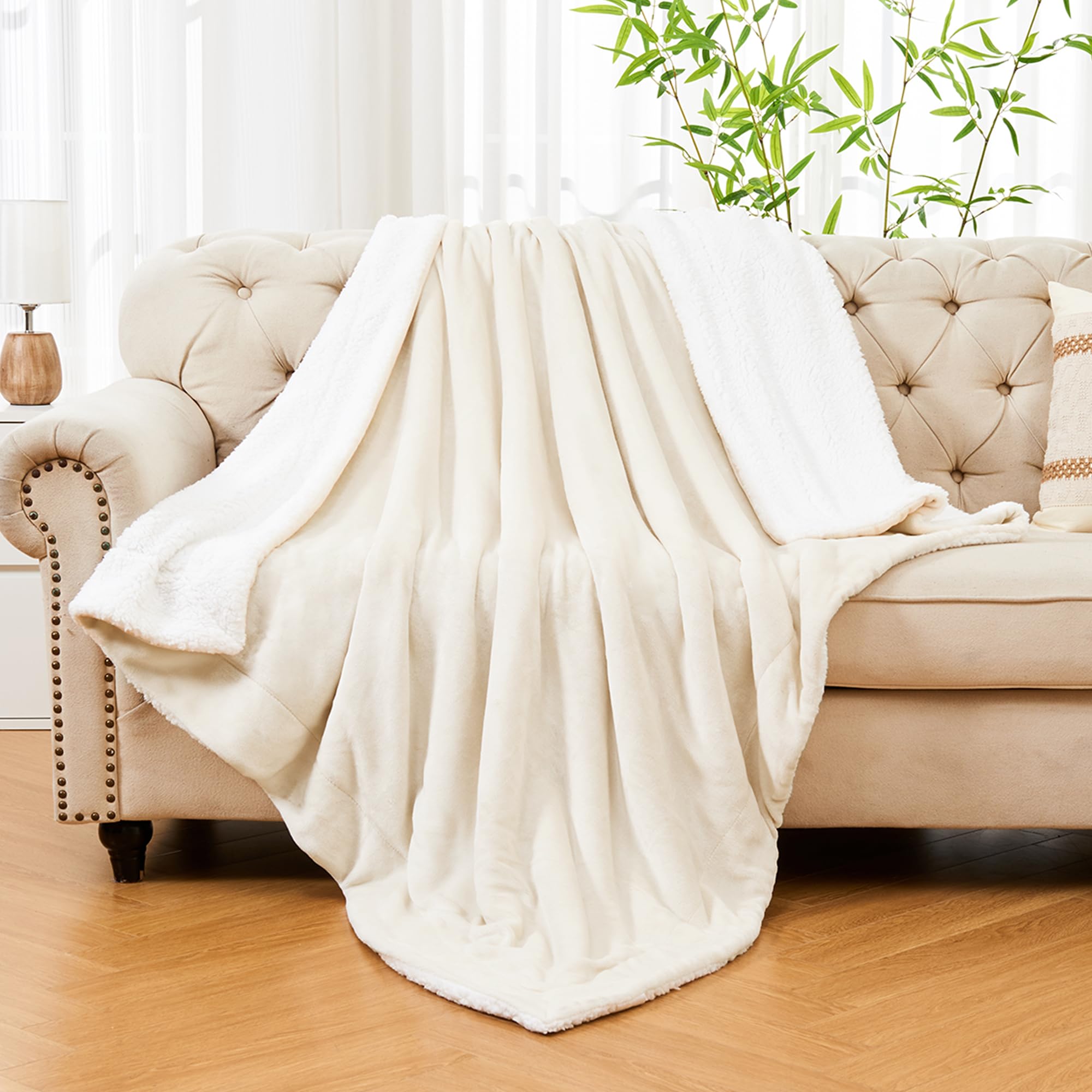 Andency Pink Sherpa Fleece Throw Blanket for Couch - Girls Valentine Gift Soft Warm Thick Blanket for Winter, Plush Reversible Blanket for Bed Sofa, 50x60 Inches