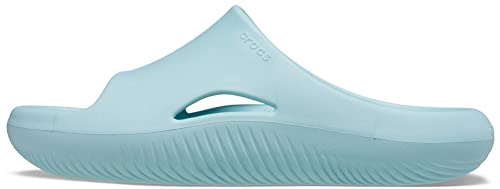 Crocs Unisex Mellow Slides Sandal, Pure Water, 4 US Men