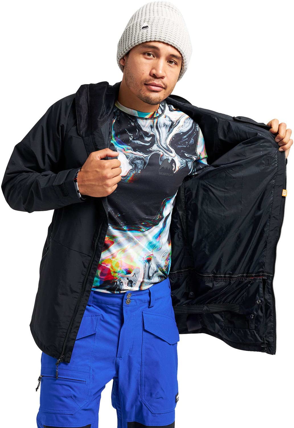 Burton Men's Standard Peasy Jacket, True Black, Small