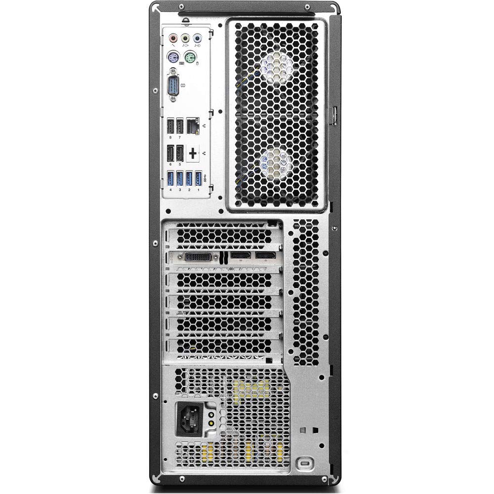 Lenovo Thinkstation P500 Tower Server, Intel Xeon E5-2660 V3 2.6GHz 10 Core, 256GB DDR4 RAM, Quadro K600, 800GB SSD, Windows 10 Pro (Renewed)