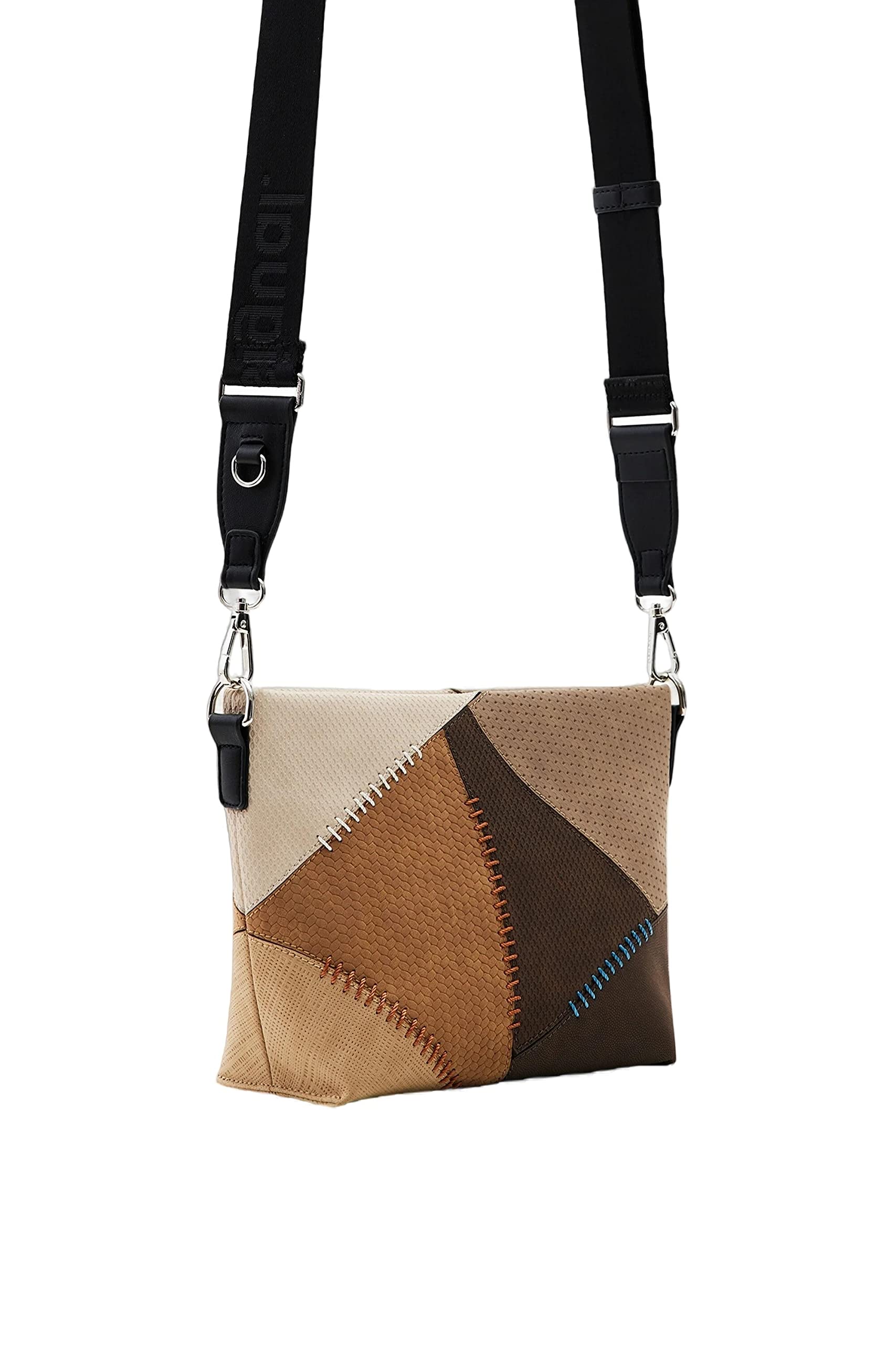 Desigual Accessories PU Across Body Bag, Brown