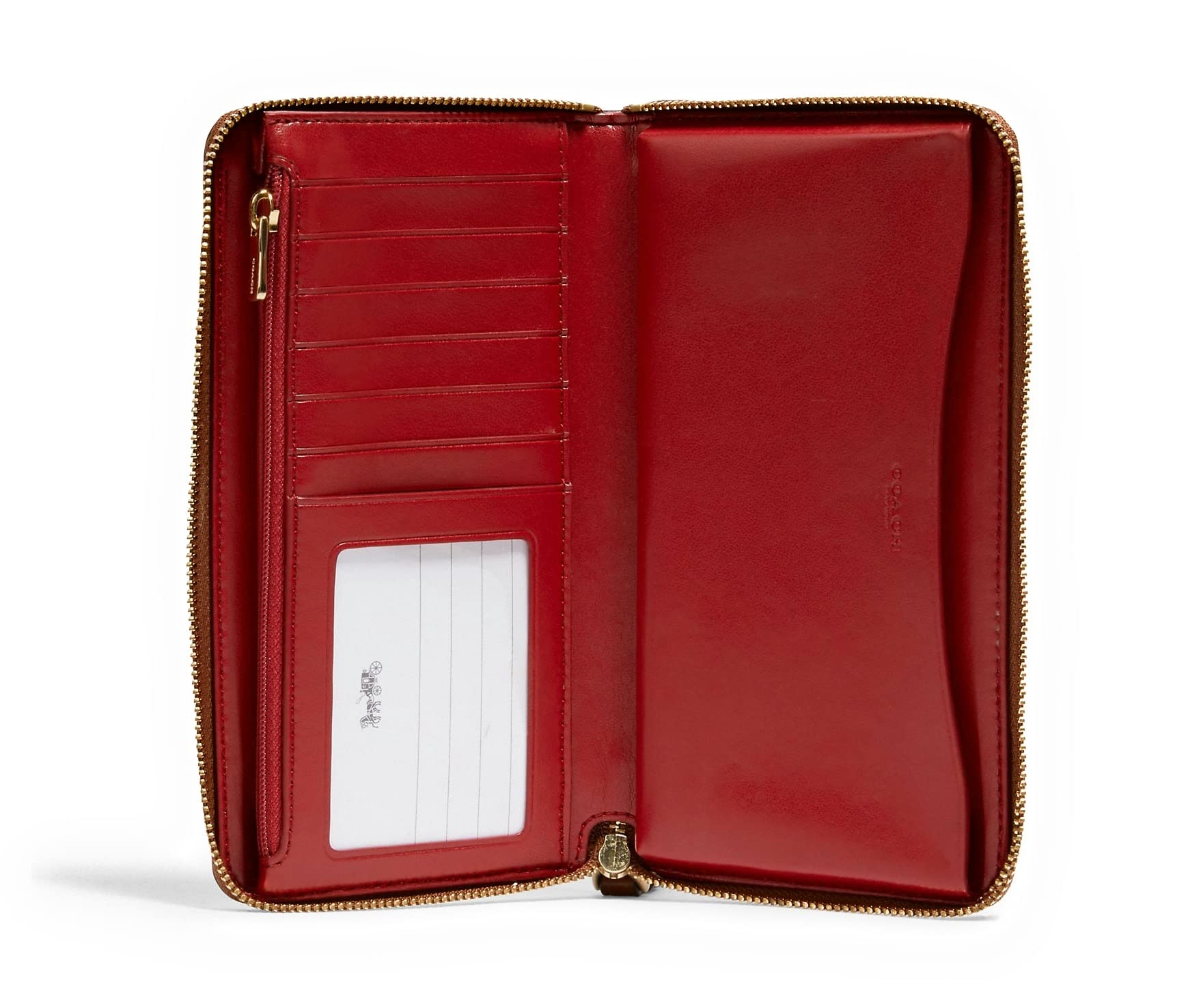 Coach WOMENS Large Phone Wallet In Rainbow Signature Canvas