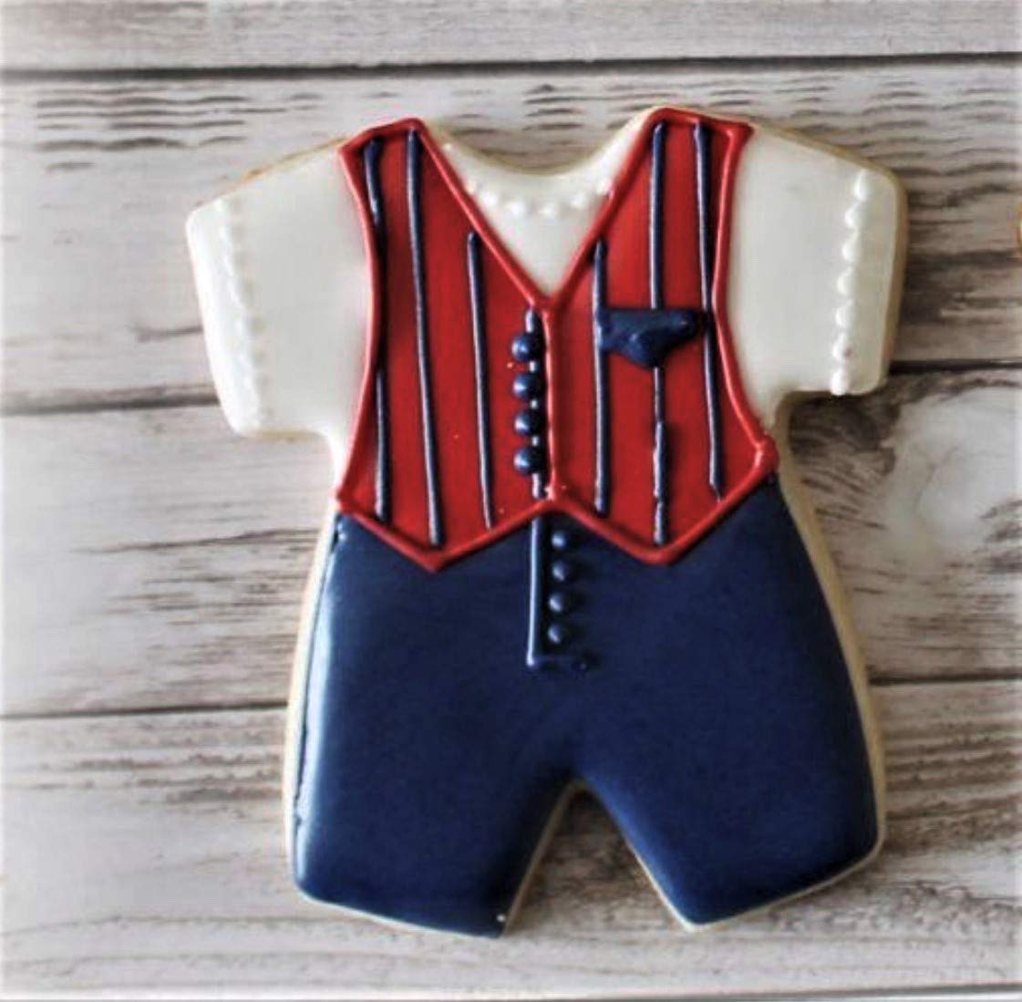 Baby Romper Cookie Cutter, 3.5" Made in USA by Ann Clark