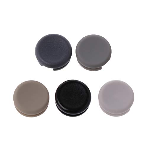 5Pcs/Set 3D Analog Controller Stick Cap 3D Joystick Cap Cover Button Plastic Repalcement Repair for New 3DS 3DSLL 3DS XL Gamepad Back Button Joystick Controller Extension Key Handle Bluetooth Remote