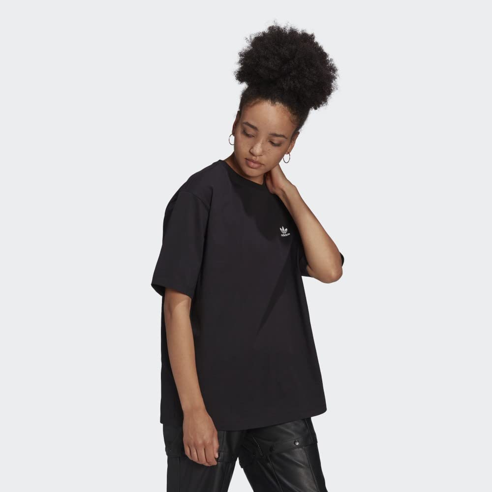 adidas Originals Women's Always Original Loose Graphic Tee, Wonder White, Small