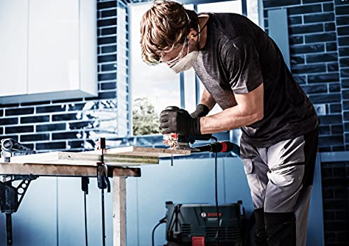 Bosch 3X Expert Hardwood 2-Side Clean Jigsaw Blade Set (for Plastic Coated Boards, Kitchen countertop, Length 117 mm, Professional Accessory Jigsaw)