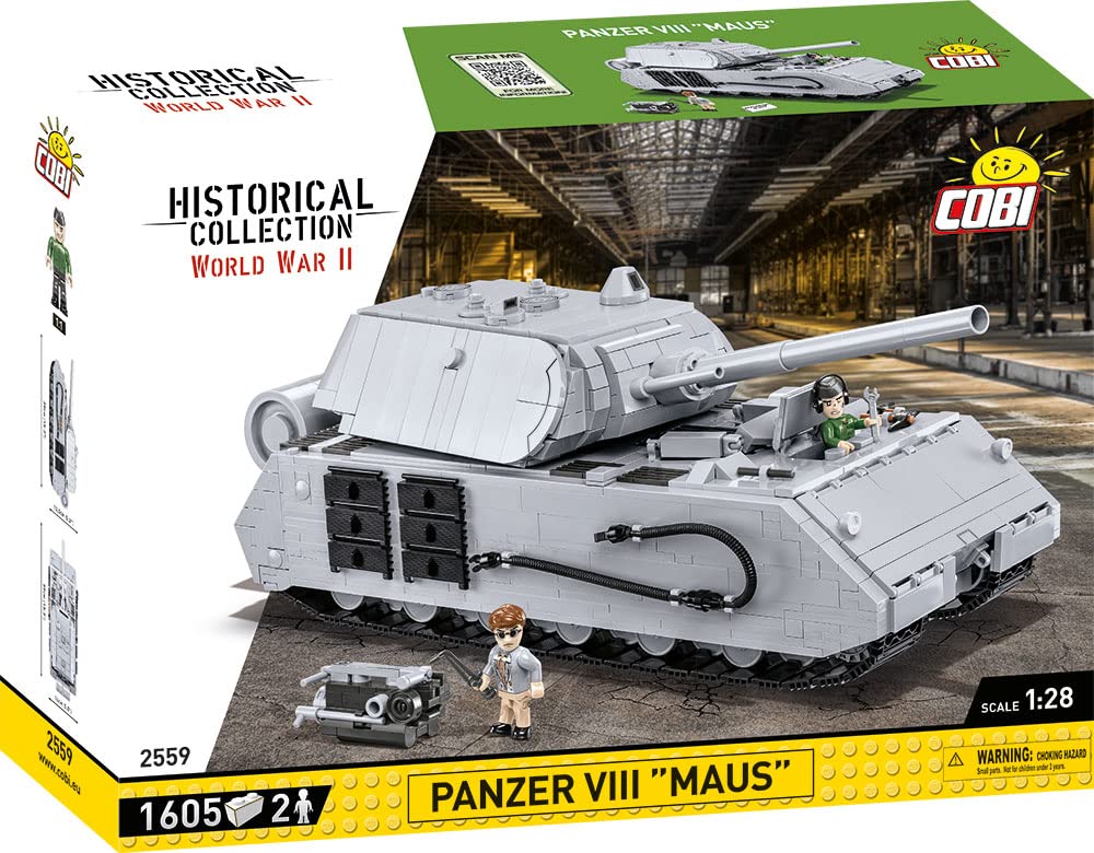 Cobi toys 1605 Pcs 'Hc WWII /2559/ Panzer VIII Maus