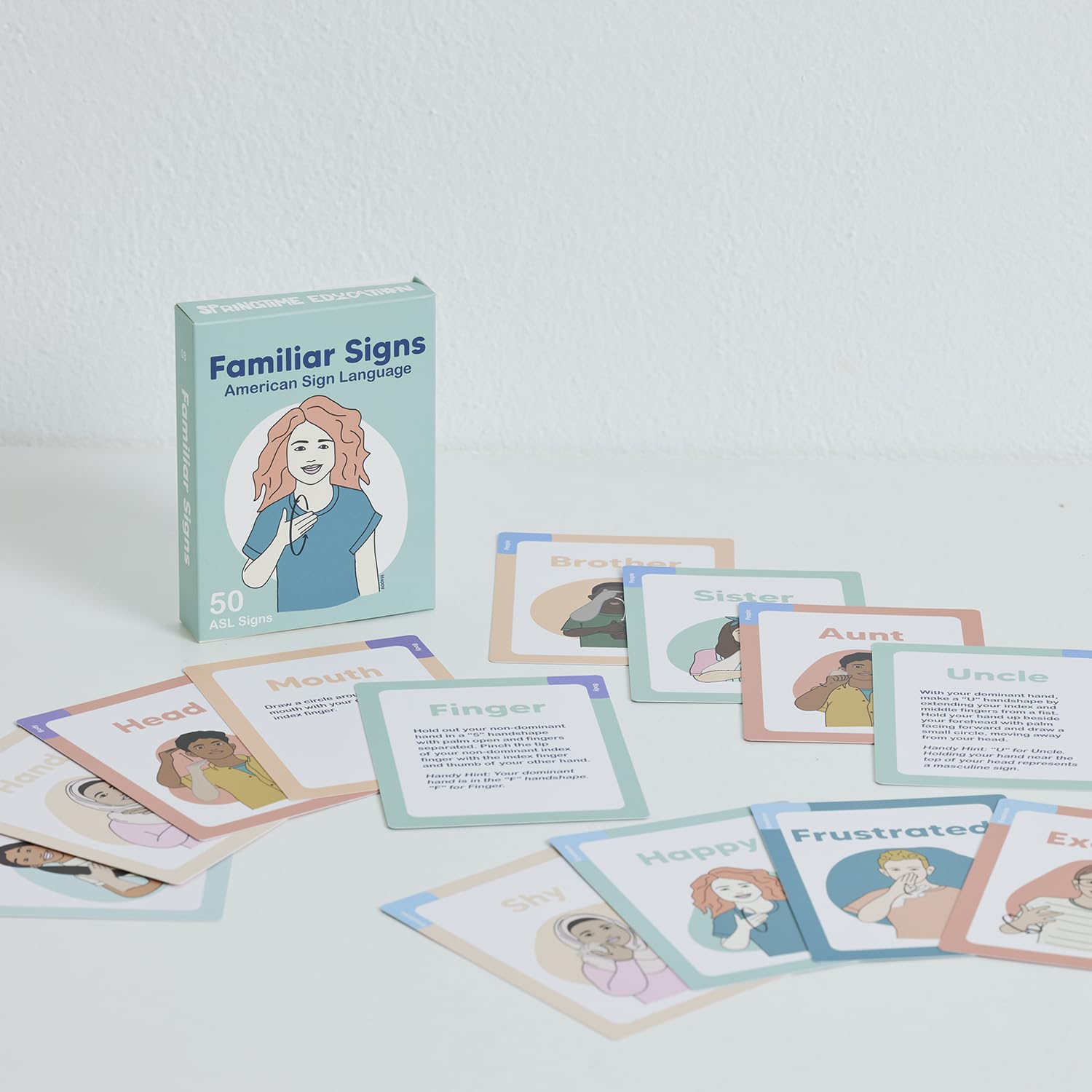 ASL Flash Cards - 200 American Sign Language Flash Cards for Beginners, Kids, Teens and Adults