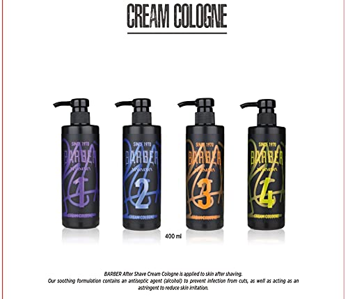 barber marmara No.3 Mini Eau de Cologne Pump Spray for Men (1 x 50 ml) Aftershave Men - Fragrance Water for On the Go - Men's Travel Size - 70° Alcohol | Fragrance Bottle with Atomiser