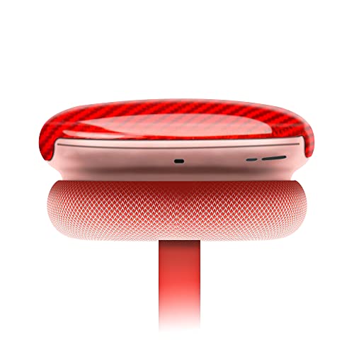 Carbon Fiber Case for AirPods Max and AirPods Pro Glossy Red