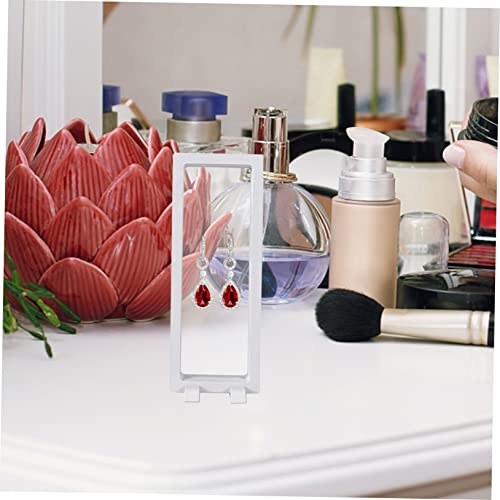 CRILSTYLEO 50pcs Display Stand Base Necklace Organizer Stand Rock Display Case Acrylic Display Risers Bracelet Storage Box Bases Specimen Display Case Challenge Coin Display Plastic Bases 3D
