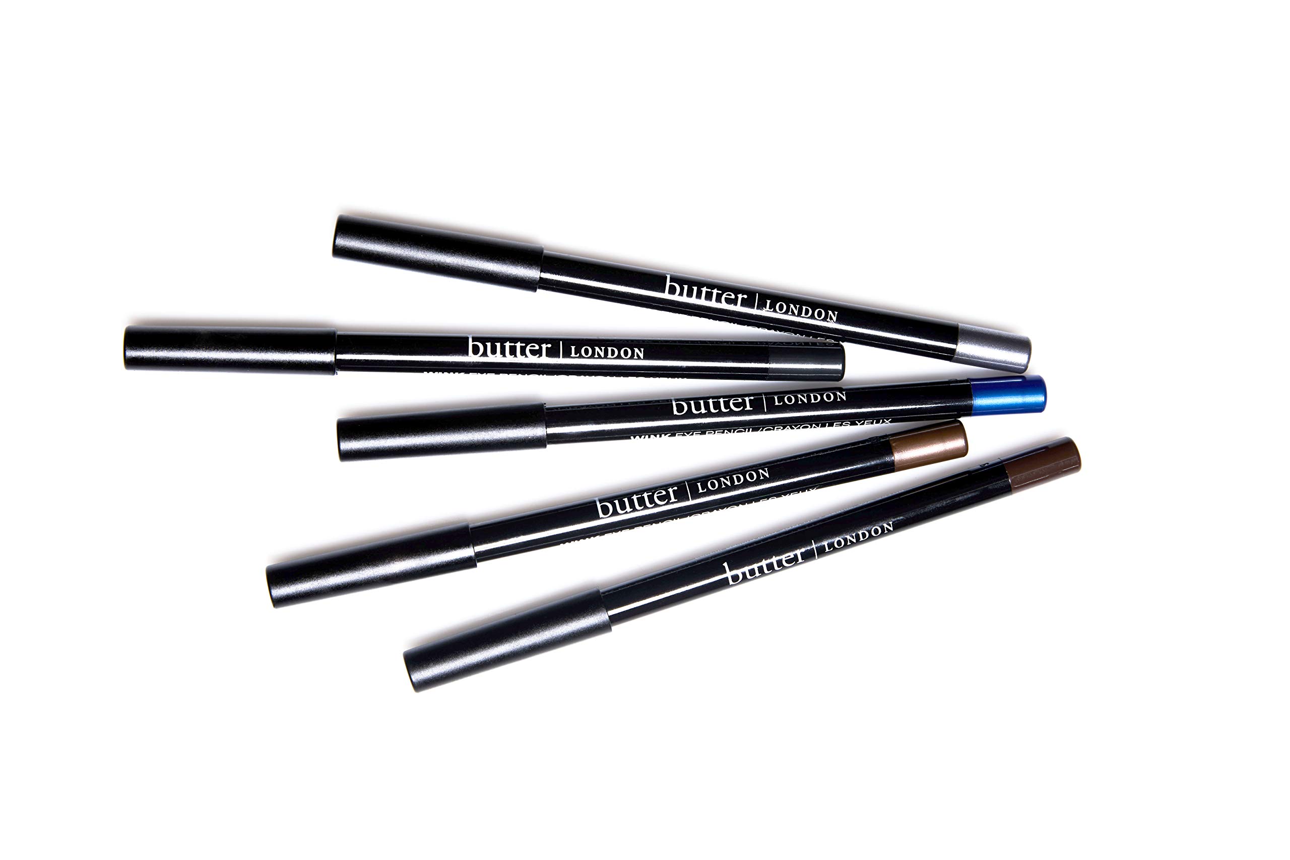 butter London Wink Eye Pencil, Buttery Soft Formula, Bold Matte Finish, Union Jack Black