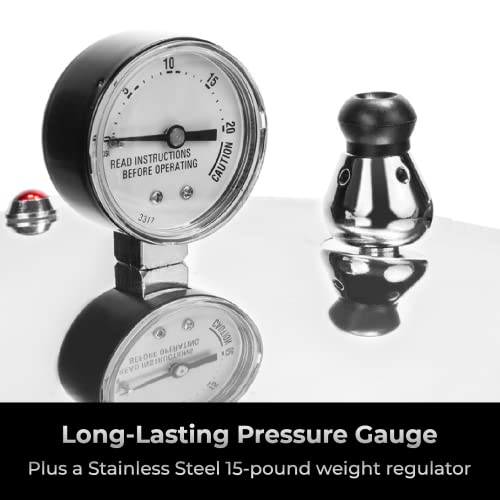 Denali Canning 23 Quart Pressure Canner & Cooker | Induction Compatible | Pressure Gauge & Pressure Regulator | Aluminum & Stainless Steel | Denali is a USA Company