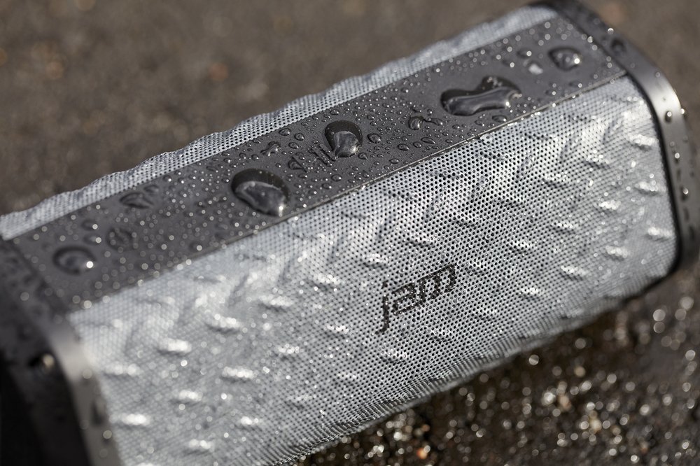 JAM Xterior Plus Rugged Wireless Bluetooth Speaker, Floats on Water, Dust Proof, Drop Proof, Waterproof, IP67 Rating, Integrated Screw Mount for Bike, HXP570