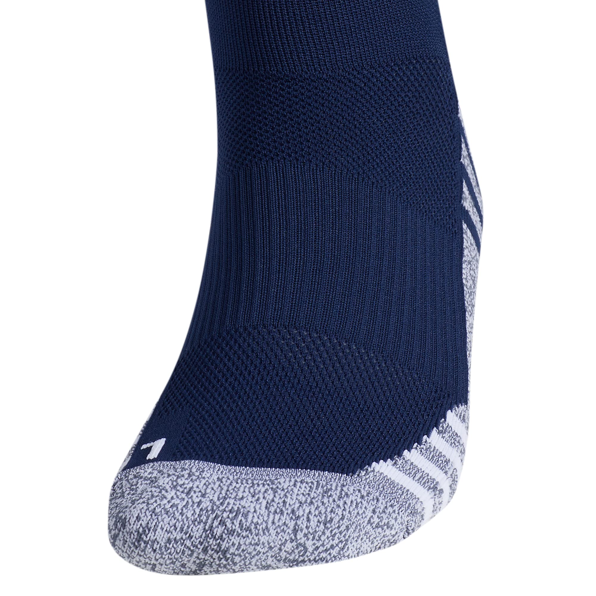 adidas Speed 3 Soccer Socks (1 Pair), Team Navy Blue/White, Small