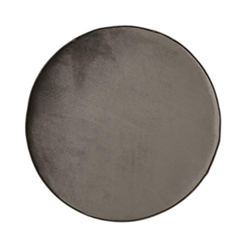 Christopher Knight Home Croton Ottoman, Gray, Shiny Brass
