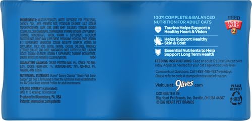 9Lives Meaty Paté Super Supper Wet Cat Food, 5.5-Ounce (Pack of 4)