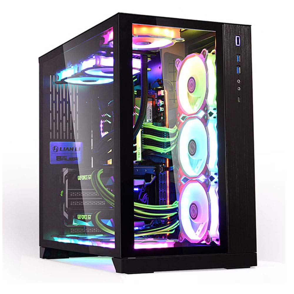 Lian Li PC-O11 Dynamic Mid-Tower β Black, Tempered Glass, Dual-Chamber, High Airflow, E-ATX Support