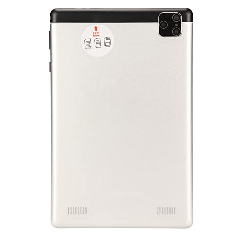 AUHX 8in HD Tablet, Calling Tablet 8 Inch IPS LCD for Office for Home (US Plug)