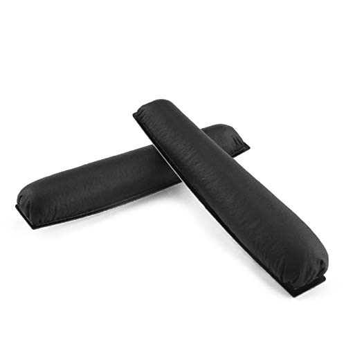 Geekria Protein Leather Headband Pad Compatible with Sennheiser PX100, PX200, PX80 Headphone Replacement Headband/Headband Cushion/Replacement Pad Repair Parts (Black).