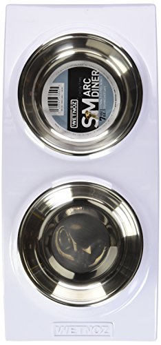 FATCAT Wetnoz 23892 Arc Diner for Pets, Small, Snow