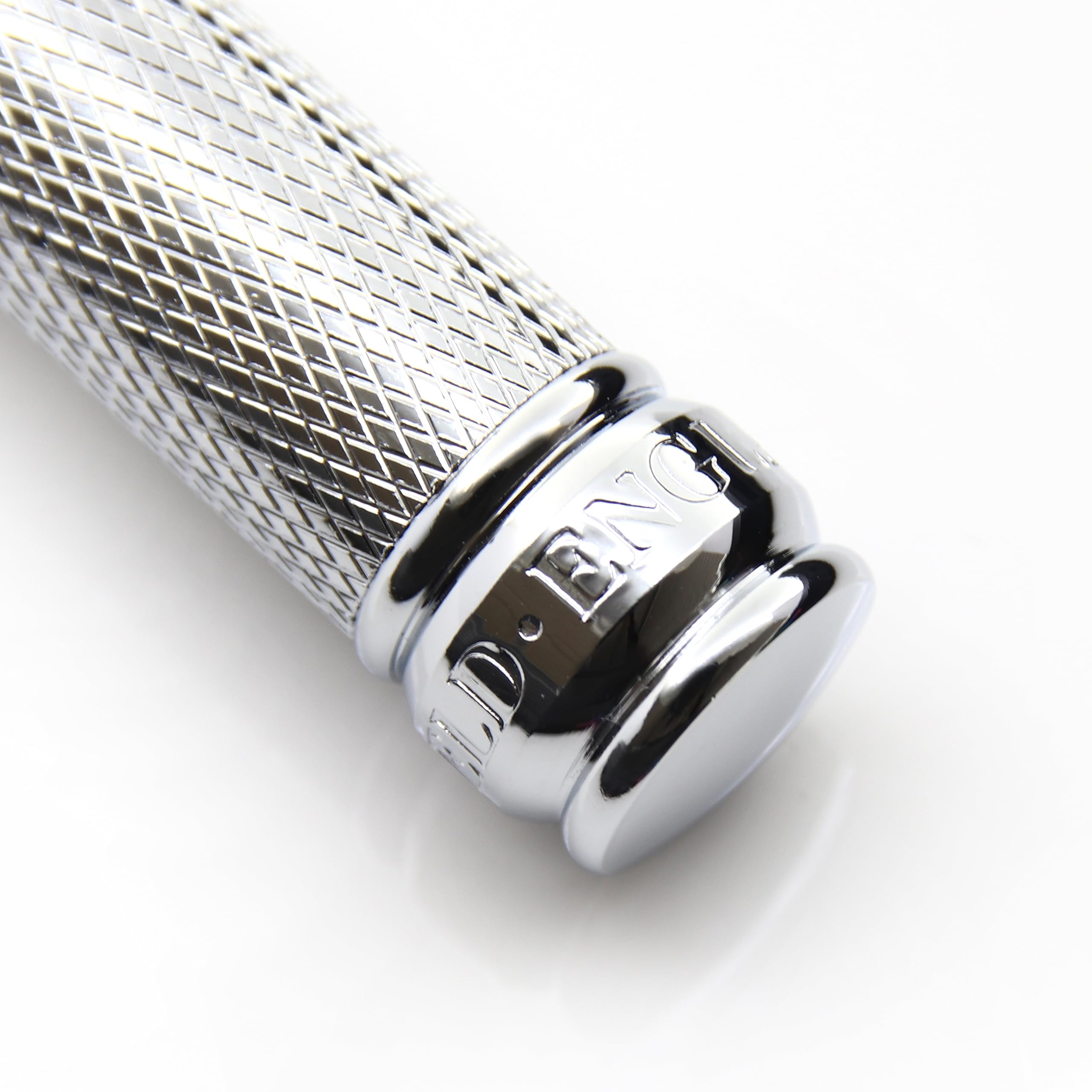 Edwin Jagger DE89KN14BL Reusable Classic Double Edge Safety Razor for Men (Knurled)